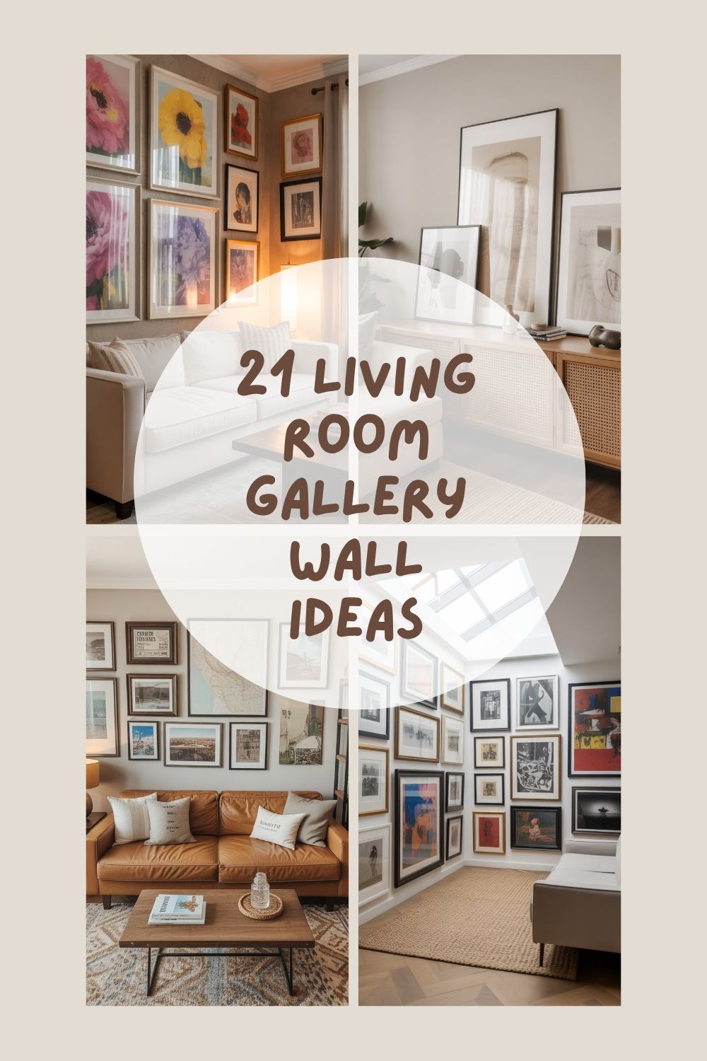 21 Living Room Gallery Wall Ideas That Will Wow Every Guest